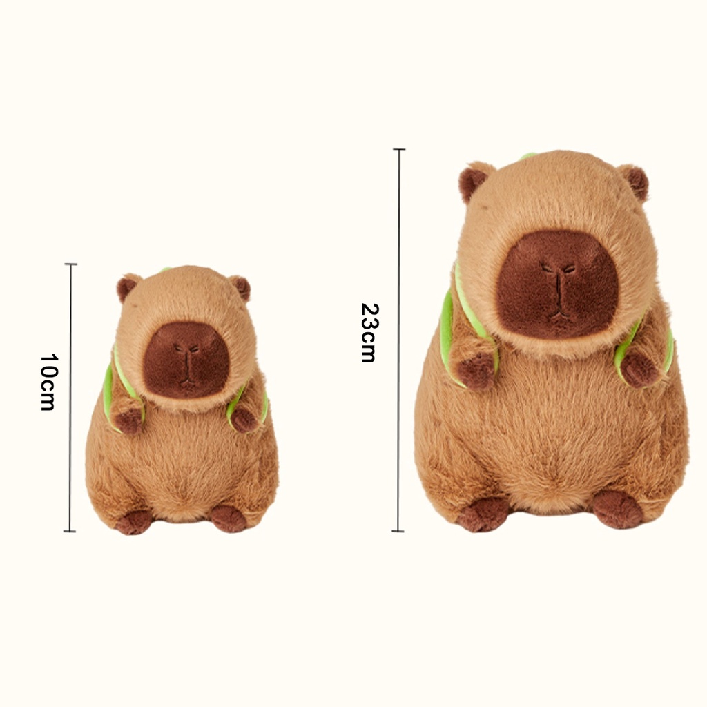 Hot-selling Turtle Backpack Capybara Doll 水豚君公仔 乌龟背包水豚玩偶 Ugly Cute ...