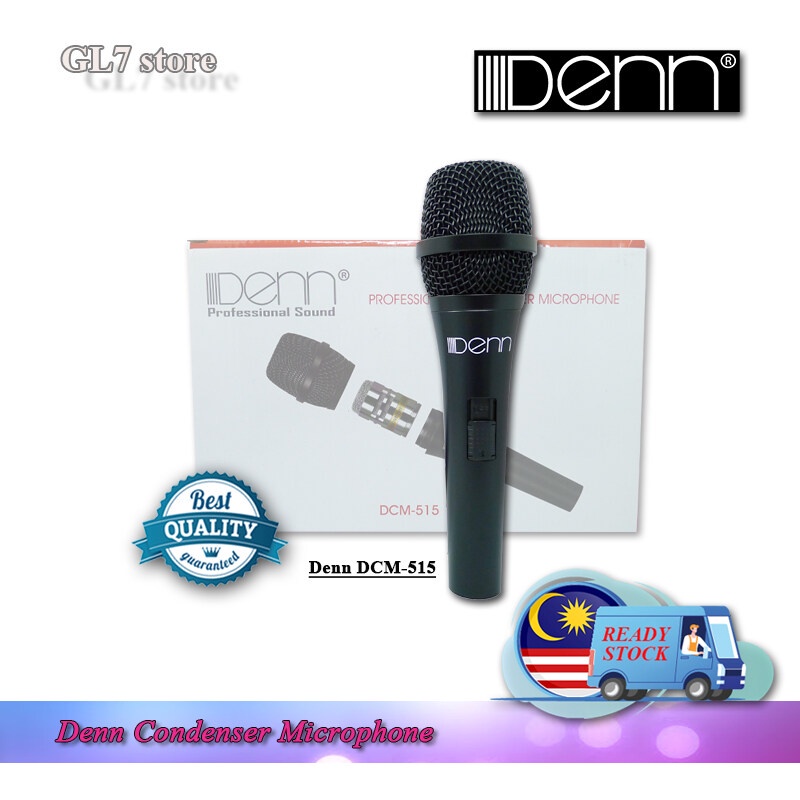 DENN DCM-515 CONDENSER MICROPHONE HANDHELD MICROPHONE DCM515 MIKROFON ...