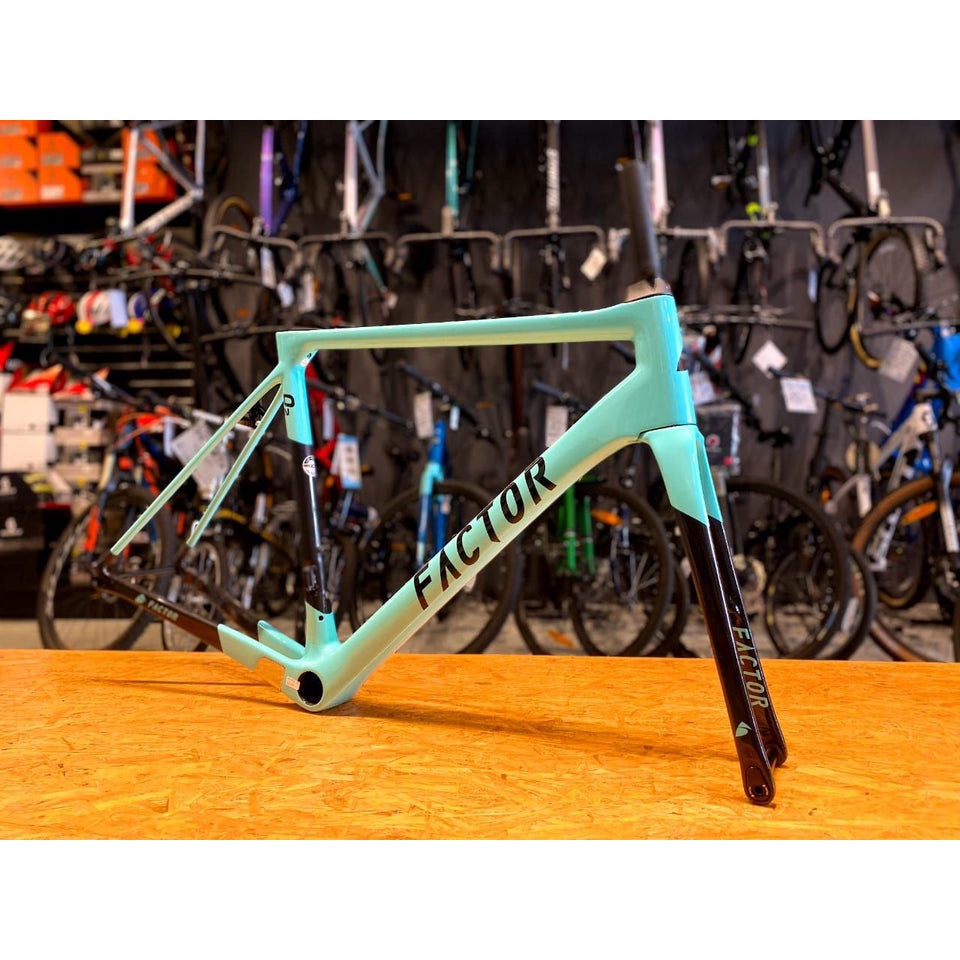 Factor O2 D Frameset Customise Turquoise | Shopee Malaysia