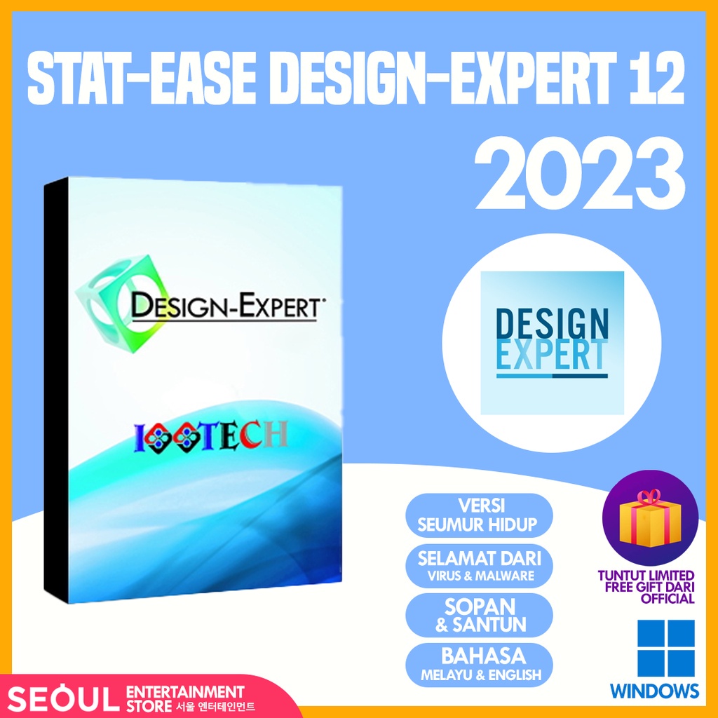 STAT EASE DESIGN EXPERT 12 WINDOWS PC 🎇 LIFETIME PREMIUM 🎇 EASY INSTALL 🎇 FAST DELIVERY 🎇 SAFE ...