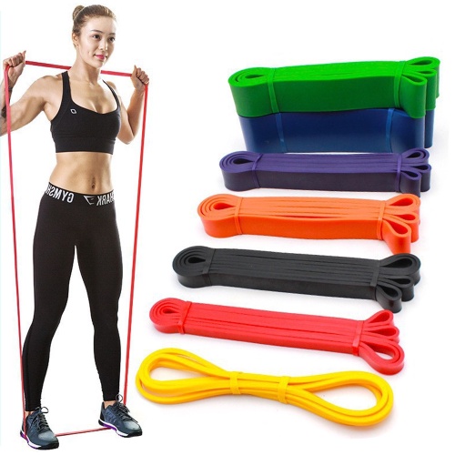 Gym Resistance Band Latex Elastic Band Exercise Band Workout Resistance ...