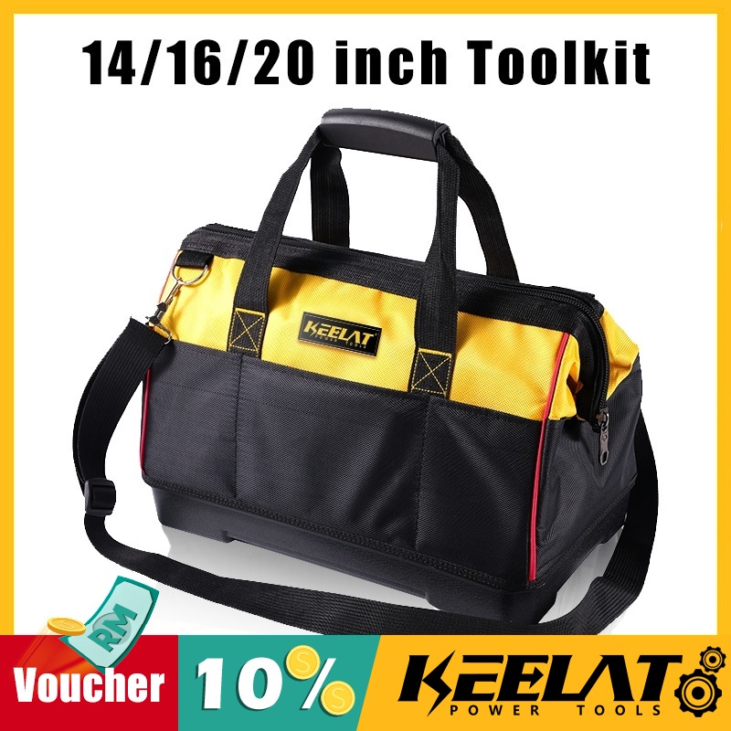 Keelat 14"16"20" Inch Multi Compartment Pocket Tools Bag Waterproof Bag ...