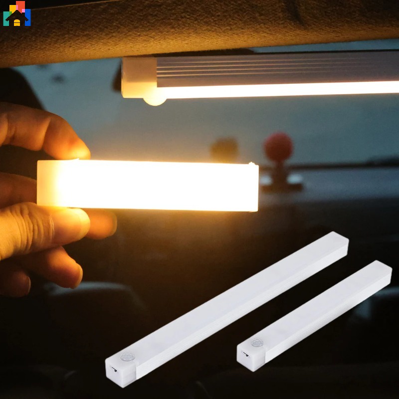 Car Magnetic Sensor Light Floor Trunk Hood Type-C Rechargeable ...