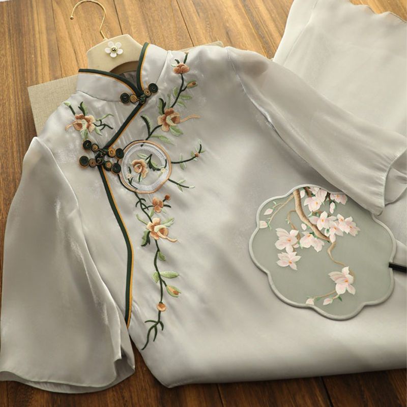 [40-100kg M-4xL]旗袍连衣裙fat pulssize oversize Cheongsam | Shopee Malaysia