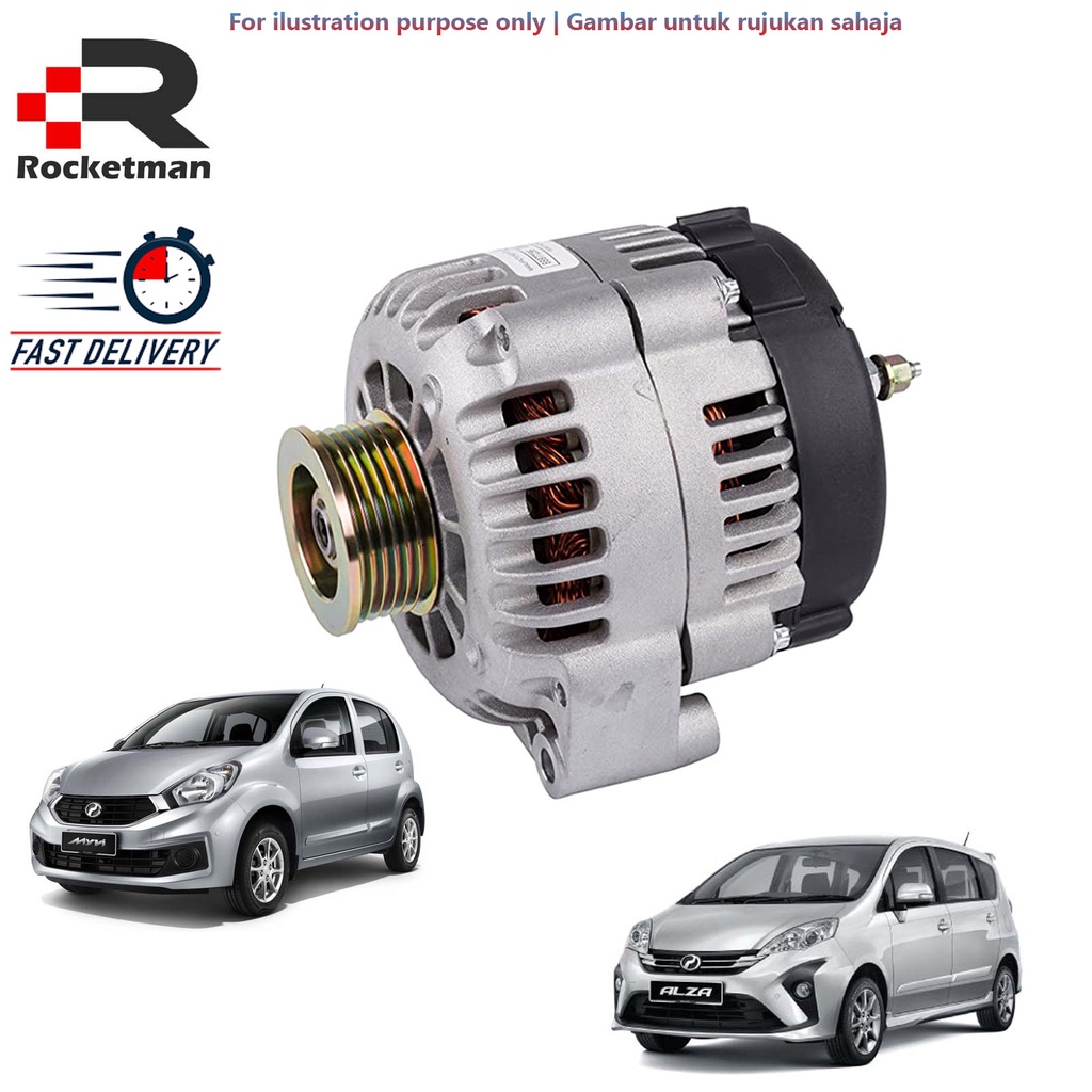 OEM ALTERNATOR (NEW) PERODUA ALZA 2009-2021 MYVI 1.5 LAGI BEST 2011 ...