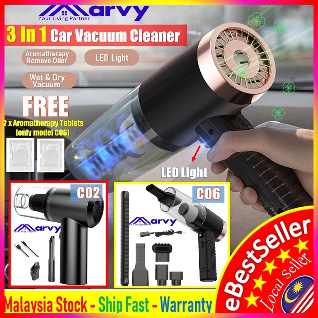 3 IN 1 Wireless Vacuum Cleaner Car Home Dual Purpose Handheld Strong ...