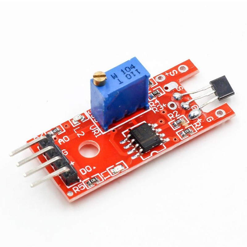 4pin KY-024 Linear Magnetic Hall Switch Speed Sensor Module | Shopee ...