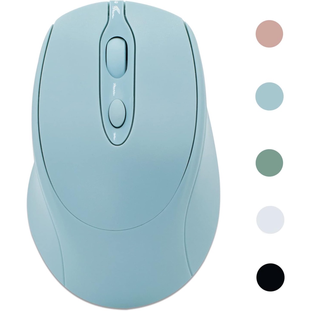 Rechargeable Wireless Mouse Bluetooth 2.4G Portable Optical Mouse With ...
