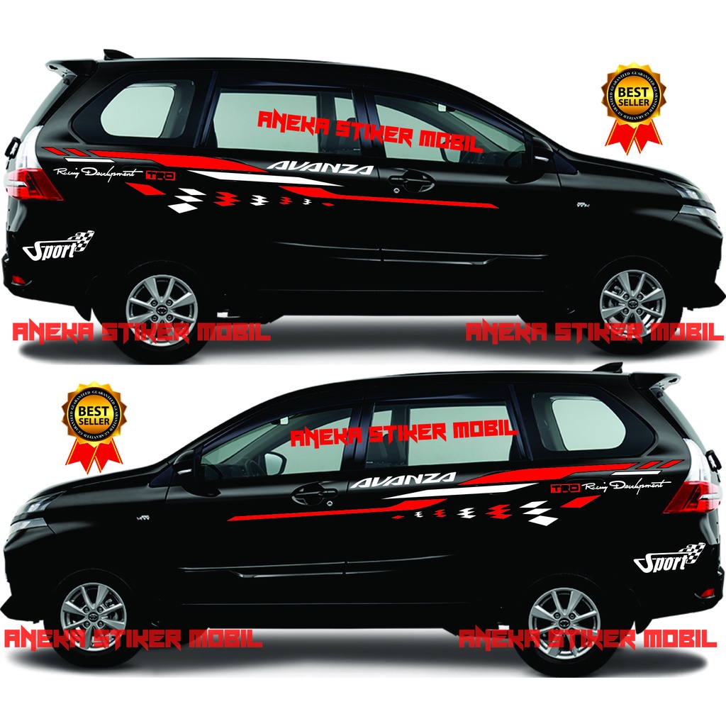 Avanza Car Stickers Avanza Car Body Accessories Cutting Avanza Car ...