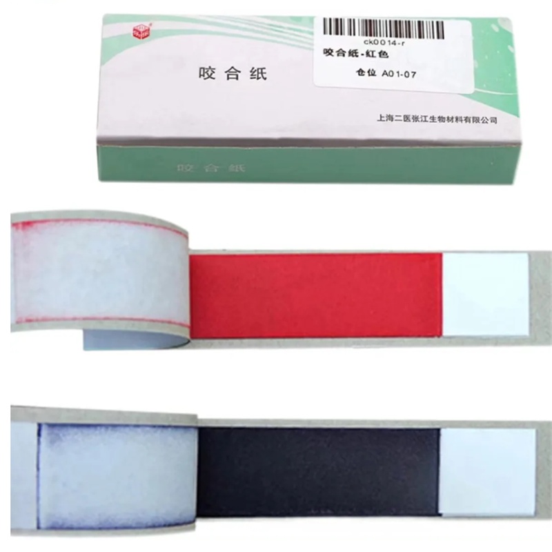 Red/blue Dental Orthodontic Strips Occlusion Paper Articulating Bite ...