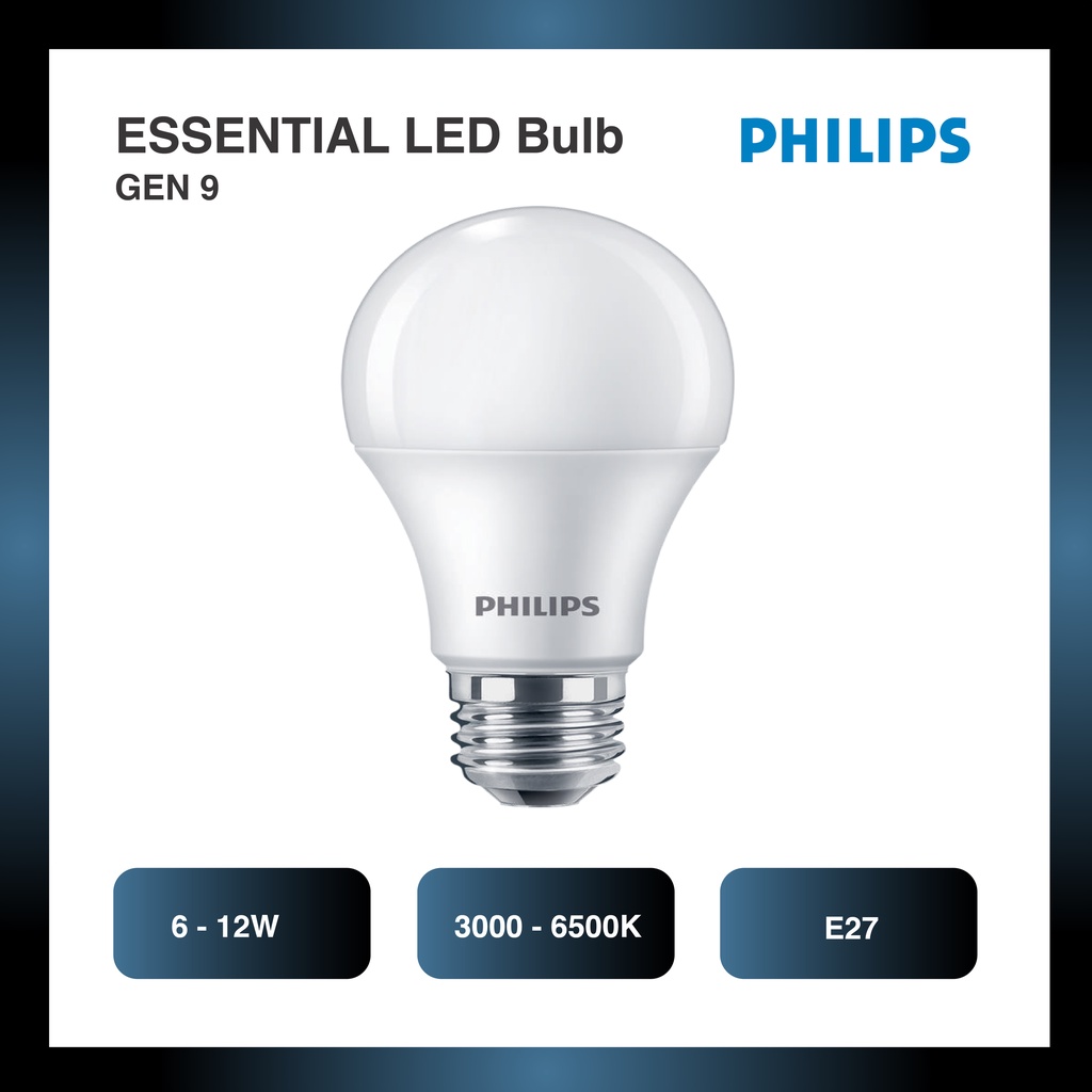 PHILIPS LED Bulb E27 MyCare Gen-9 | Shopee Malaysia