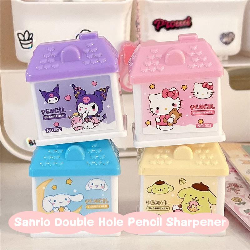 Sanrio Double Hole Pencil Sharpener House Shape Pencil Sharpener ...