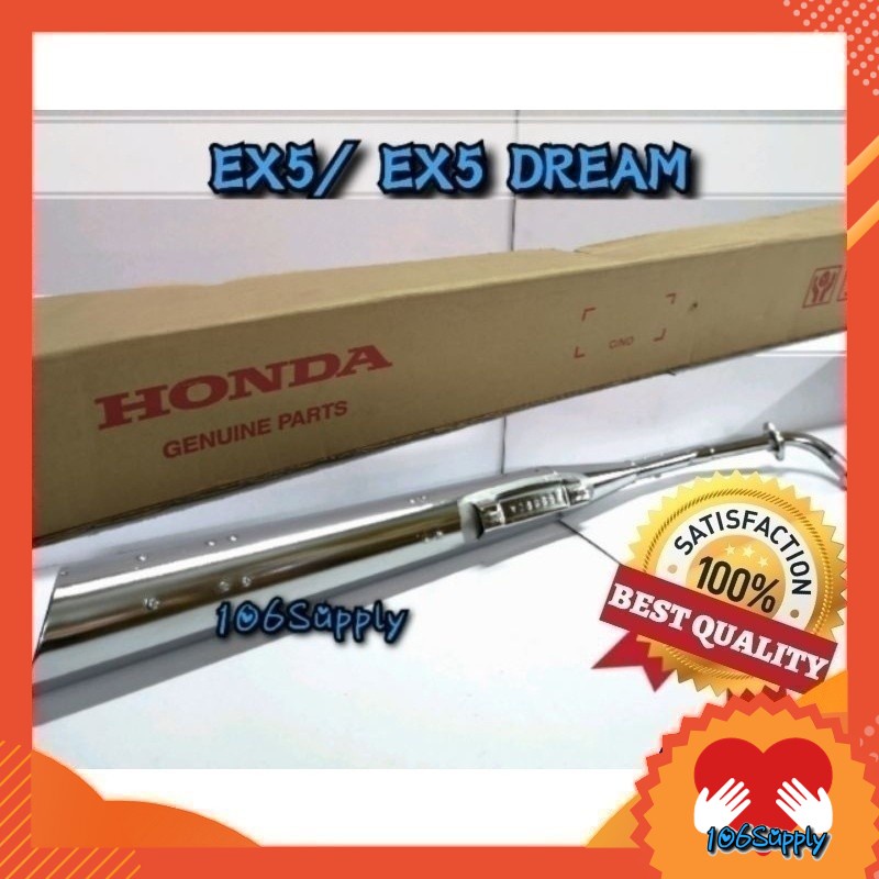 100%Ori Exzos EX5 HP EX5 DREAM Exhaust Pipe Ekzos (100% Original HONDA GENUINE PART) | Shopee ...