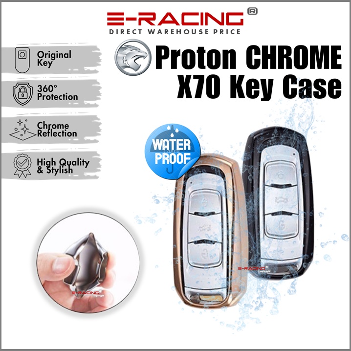 KAKTUS Proton X70 TPU Chrome Reflection Car Key Cover Car Key | Shopee ...