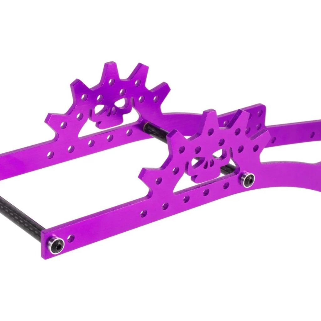 Aluminum Alloy LCG Chassis Kit Frame Rails Metal Girders CMS Servo ...