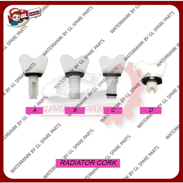 RADIATOR CORK PROTON WIRA WAJA GEN2 SAGA ISWARA PERODUA KANCIL KELISA ...