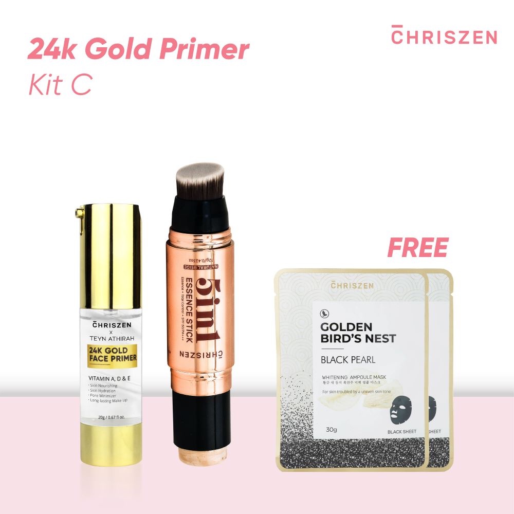 24K Gold Face Primer Set C - 5 In 1 Essence Stick | Shopee Malaysia