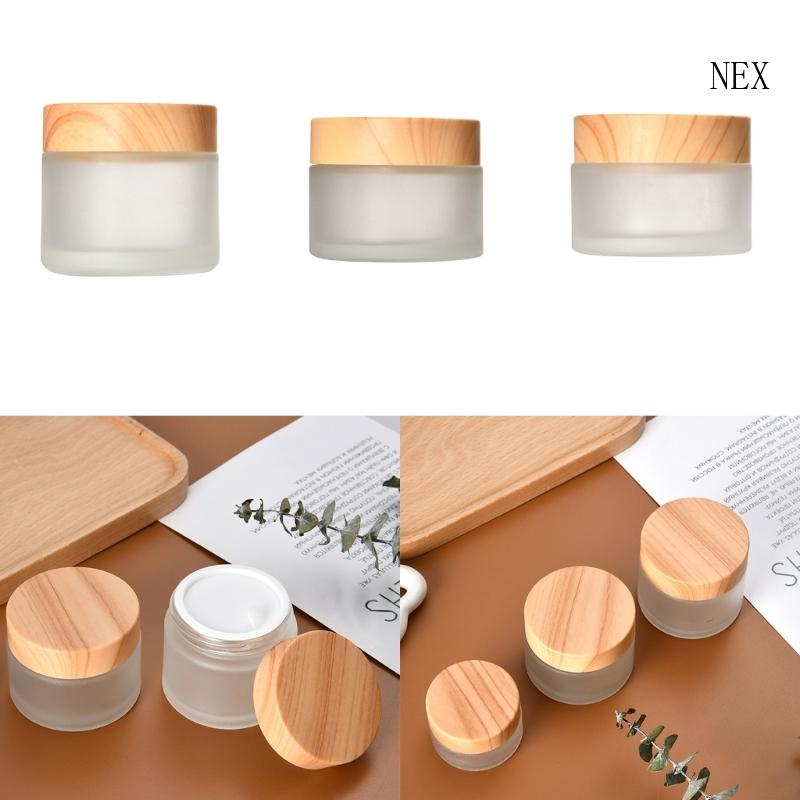 NEX 5g 10g 15g 20g 30g 50g 60g Frosted Glass Cream Jar Empty Makeup ...