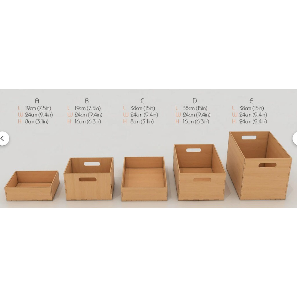 Plywood storage box | Storage Box | Wooden Box- Can Custom Size ...