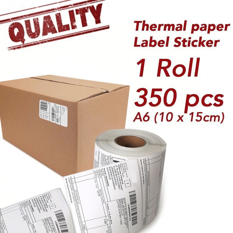 A6 Thermal Paper Label Sticker Shipping Courier Airway Bill Consignment ...