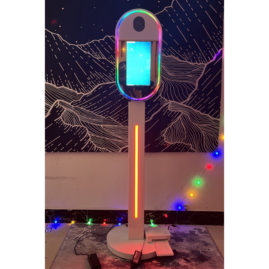 2023 Newest customize 13.3 inch Magic Mirror Photo Booth Portable Photo Booth affordable magic ...