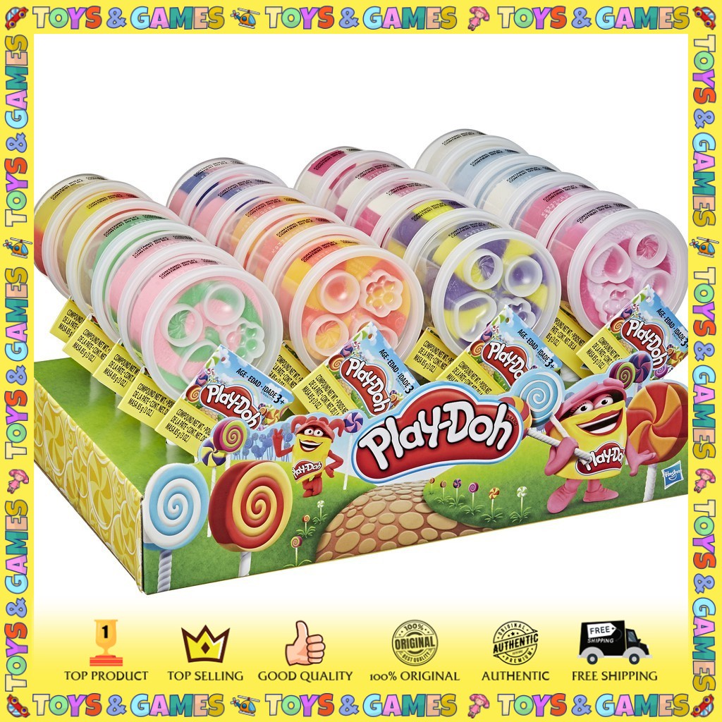 Play-Doh Compound Peppermint Lollipop Stick Clay Shape (Random 1 Stick ...