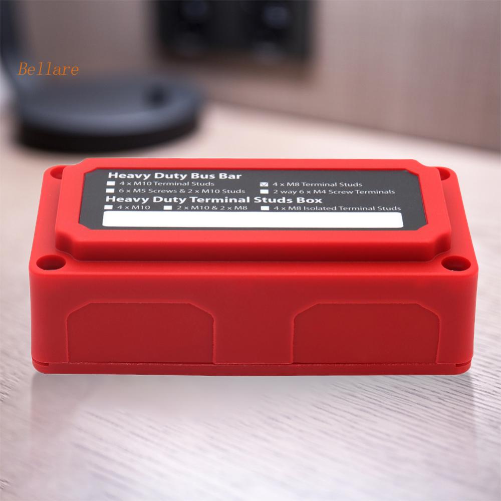[Bellare.my] 300A Busbar Cable Organizer Box 4 Way 48V Terminal Block ...