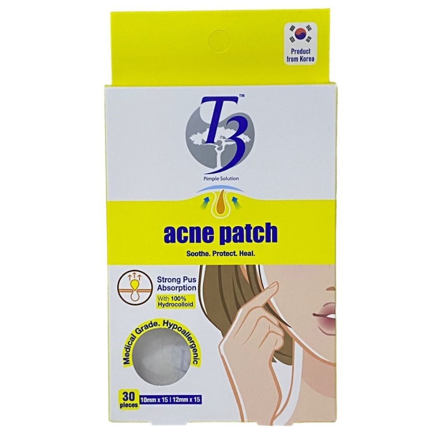 T3 Acne Patch With Hypoallergenic ( 30s ) | Shopee Malaysia