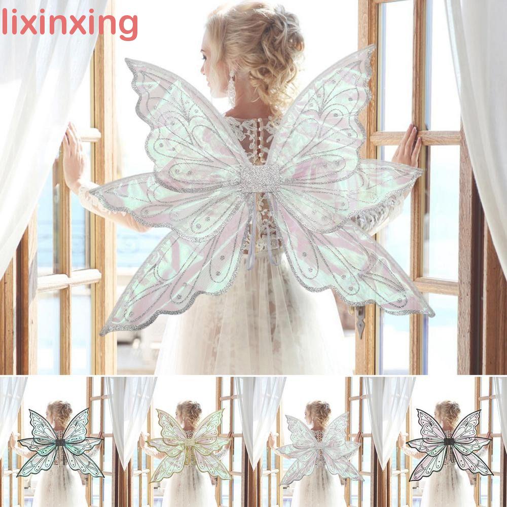 LIXINXING Fairy Butterfly Wing Birthday Party Decorations Sparkle Fairy ...