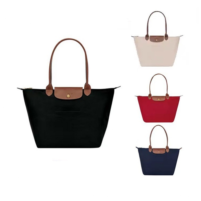 Classic Leather Women's Bag Long Handle One Shoulder Tote Bag ...