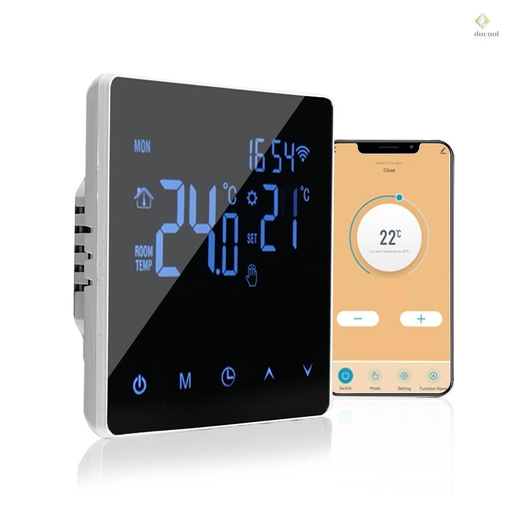 WiFi Smart Thermostat Temperature Controller for 16A Electric Heating ...