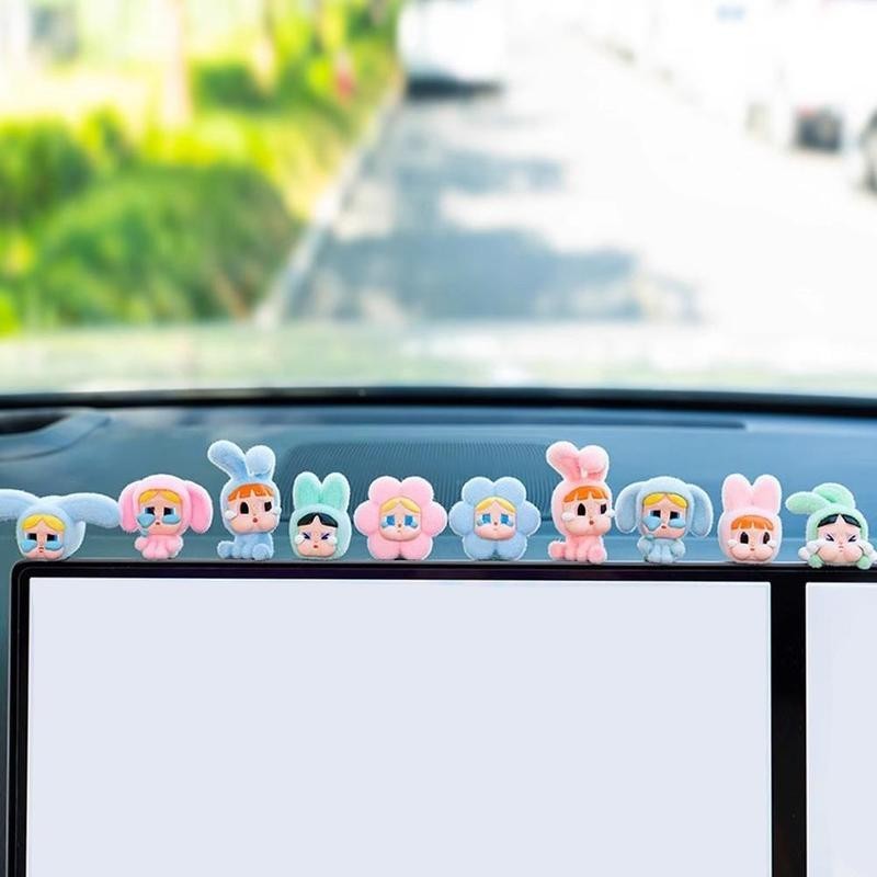 CRYBABY The Powerpuff Girls Blindbox Mini 5CM 12 Pcs Blossom Bubble ...