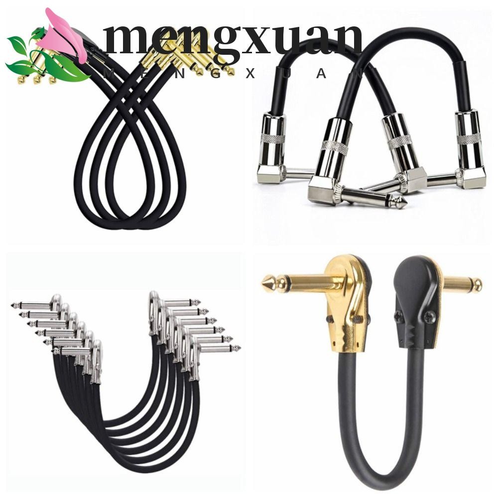 MENGXUAN Guitar Cable, Metal Head Guitar Wire Guitar Effect Pedal Cable ...
