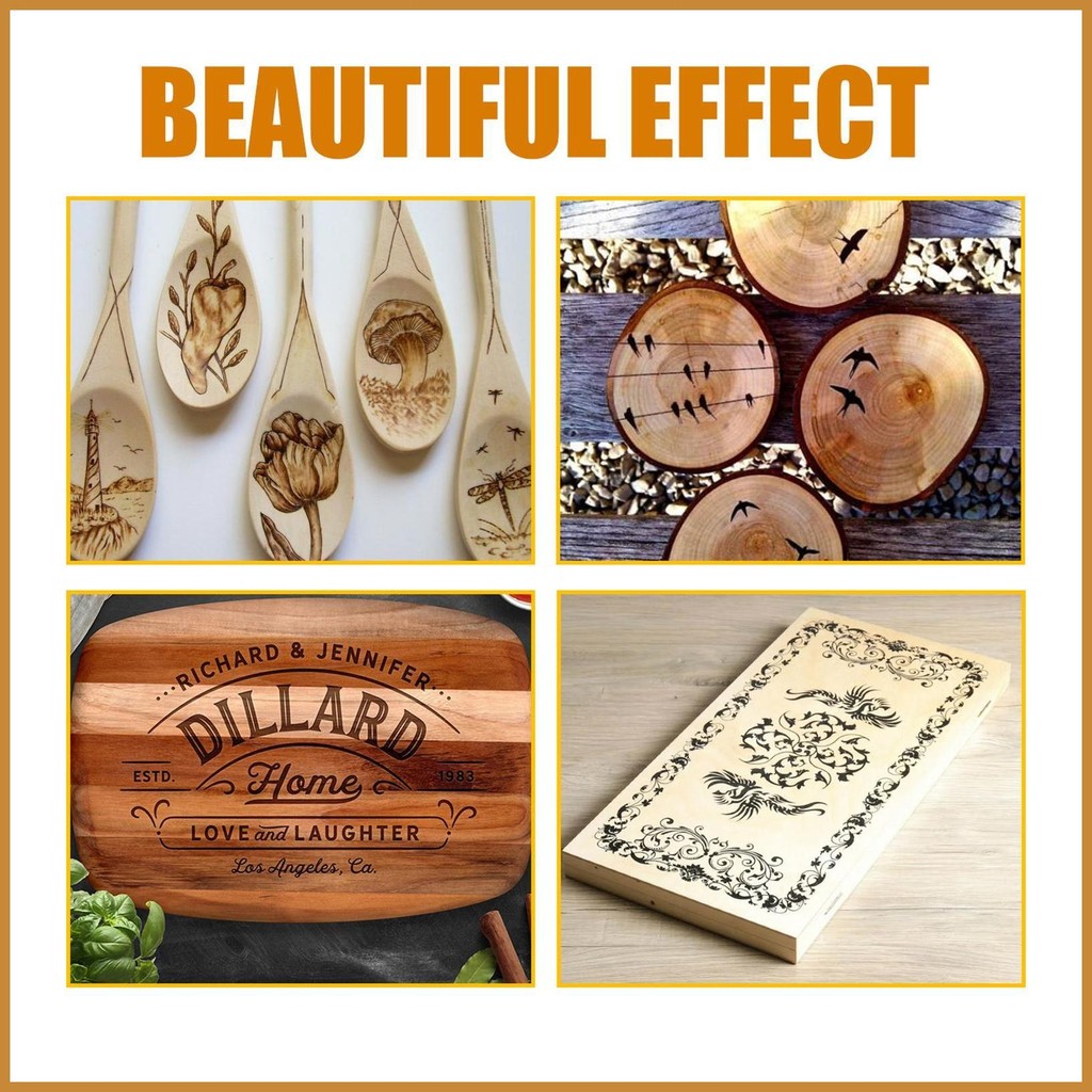 Wood Burning Gel Easy To Apply Burn Paste Heat Activated Paste For Wood ...