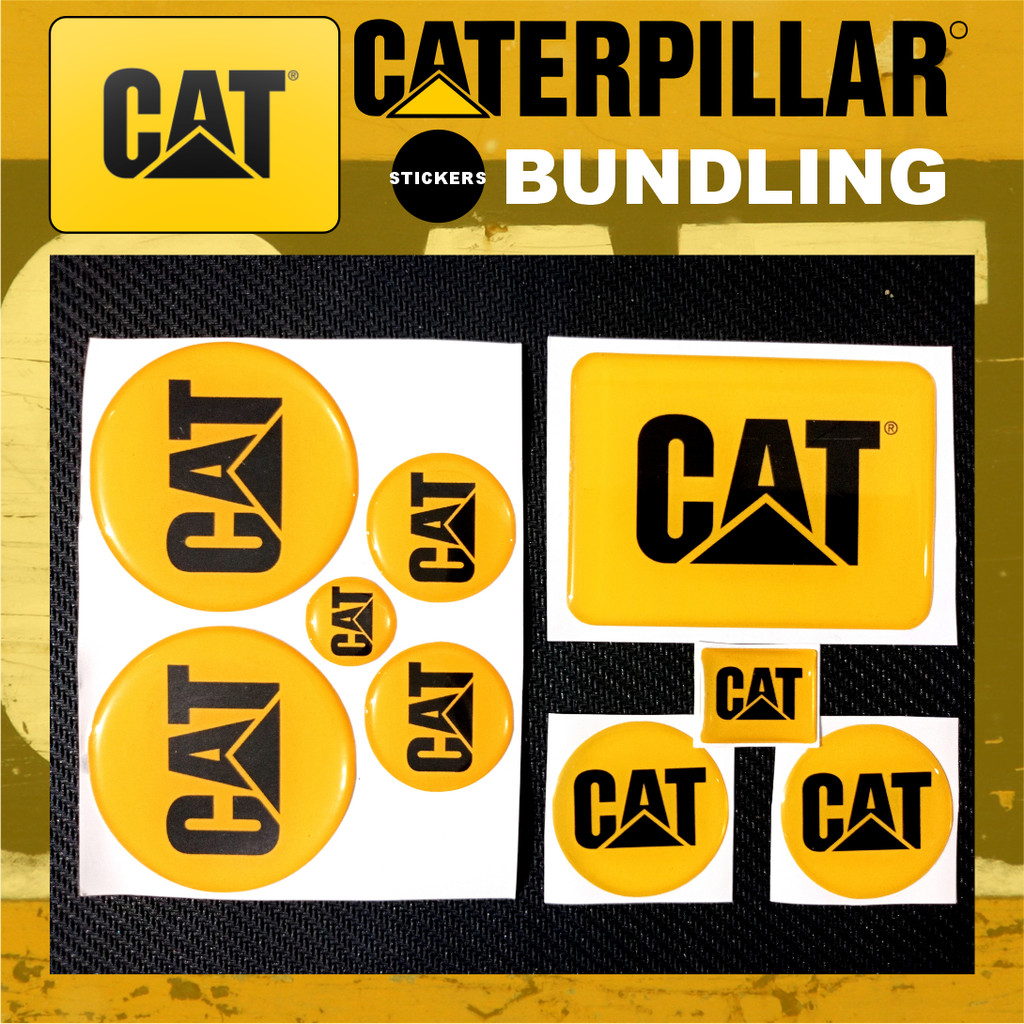 Sticker SET BUNDLING CATERPILLAR LOGO | Shopee Malaysia