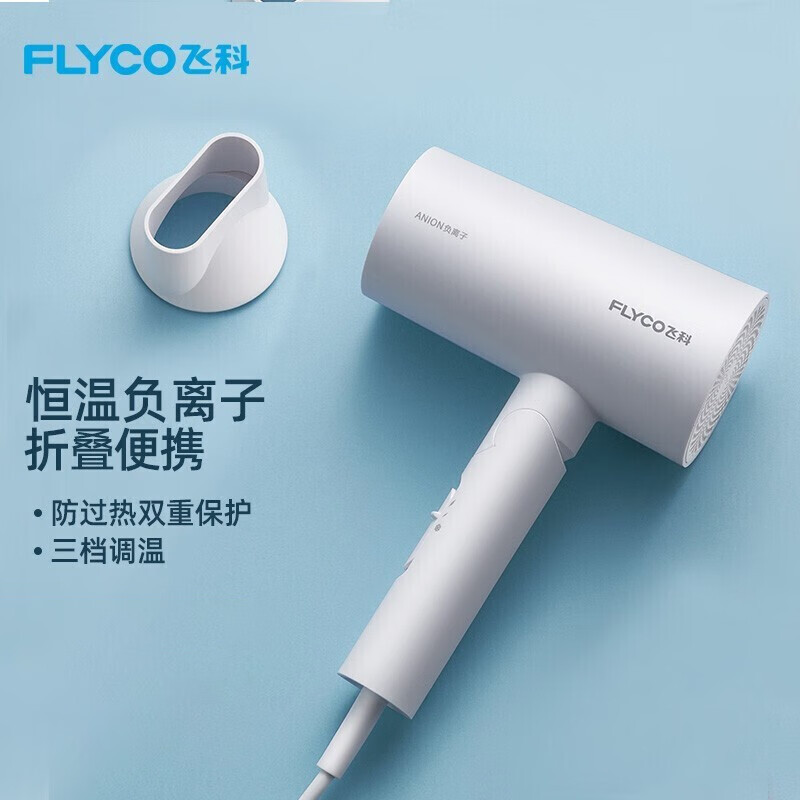 Flyco Portable Hair Dryer Negative Ion Home Dormitory Student High Power FH6276 | Shopee Malaysia