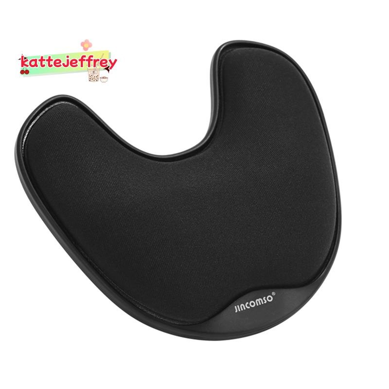 Ergonomic Gaming Mouse Pad with Memory Foam Wrist Rest Rotating Sliding ...