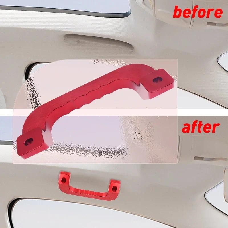 Grab Roof Handle Spare Parts Replacement Car Interior Aluminum Alloy ...
