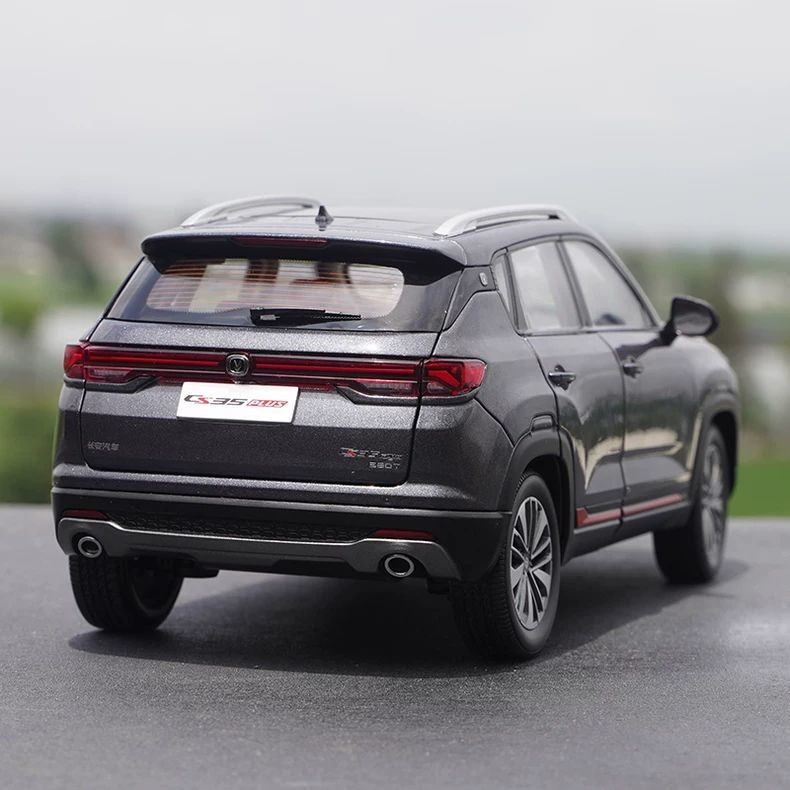 1: 18 Original Changan Car CS35 PLUS 2021 Off-Road Vehicle SUV Alloy Simulation Car Model ...