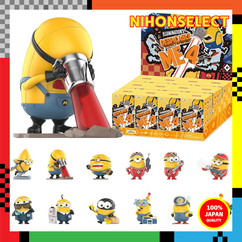 POP MART Universal Despicable Me 4 Series [Assortment Box of 12 Pieces ...