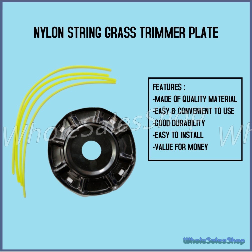 NYLON CUTTER PLATE GRASS TRIMER CUTTING DISC BRUSH CUTTER PLATE (PIRING ...