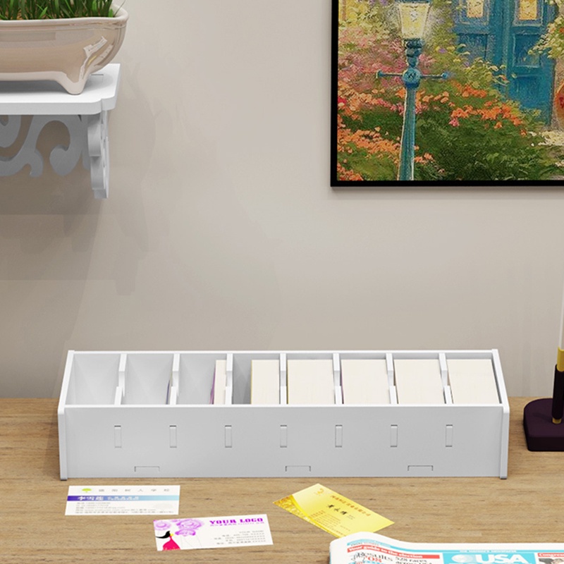Desktop business card storage case office multilayer business card ...