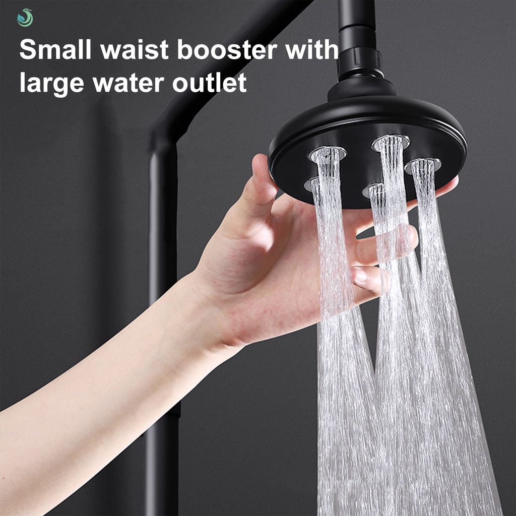 MA Round High Pressure Mini Rainfall Shower Head Magic Water Flow ...