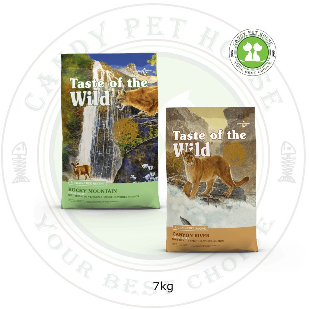 Taste Of The Wild Rocky Mountain Feline / Canyon River Feline 7kg ...