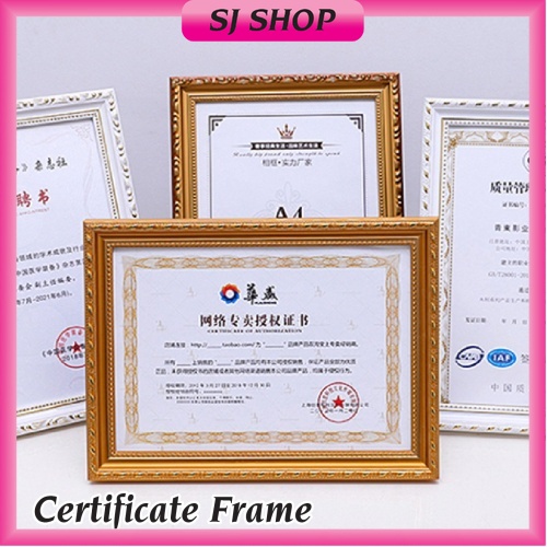 A4 Certificate Frame | Photo Frame | PHOTO DECO FRAME / DOCUMENT FRAME | Frame Gambar | 相框 ...