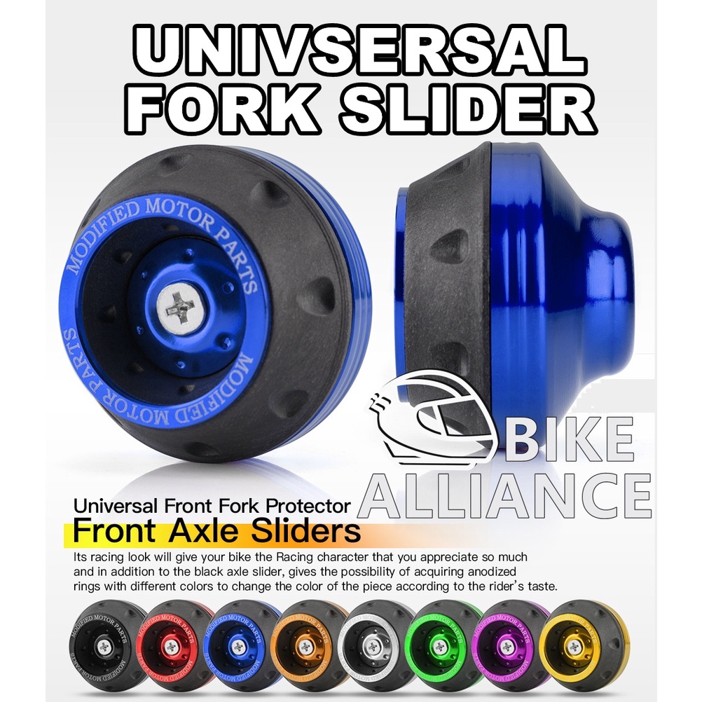 READY STOCK UNIVERSAL FORK SLIDER FORK PROTECTOR FRONT AXLE SLIDER ...