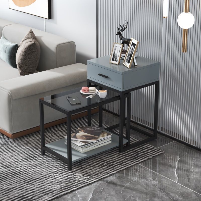 Side Table Cabinet Corner Table Cabinet Sofa Side Table Living Room Tea ...