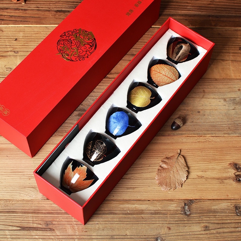 Jianyang Six-Color Cup Jianzhan Kiln Change Glaze Oil Drop Jian Kiln Kung Fu Tea Cup Master Cup ...