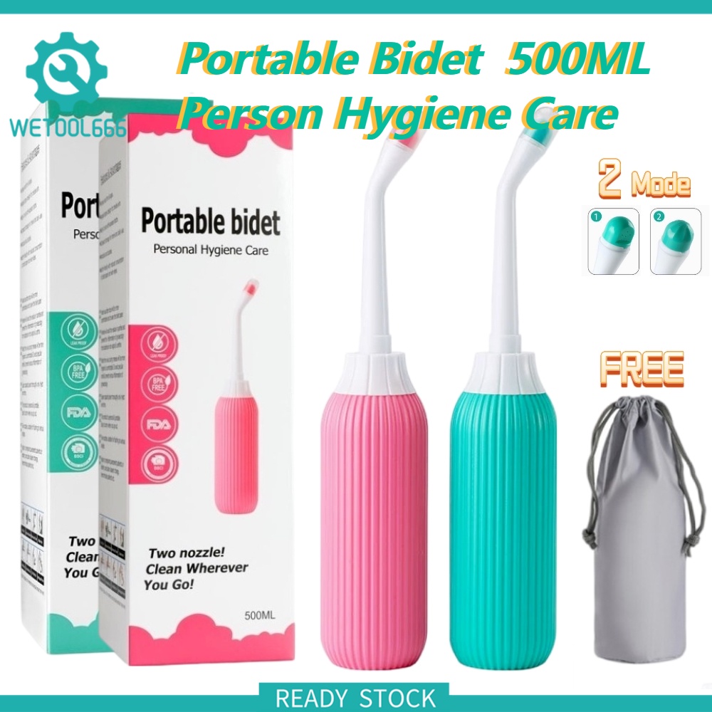 Portable Bidet 500ML Peri Bottle Travel Hand Held Personal Cleaner ...