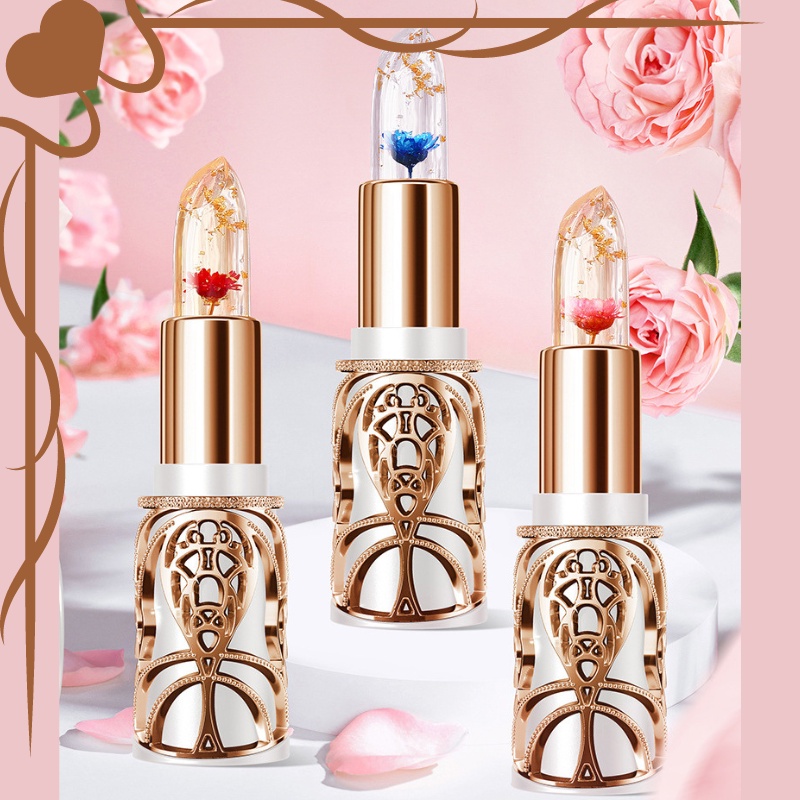 HIH Petal Jelly Color Change Lipstick Jelly Moisturizing Long Lasting ...